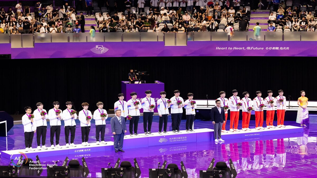South Korea claim the gold medal in League of Legends at 2022 Asian ...