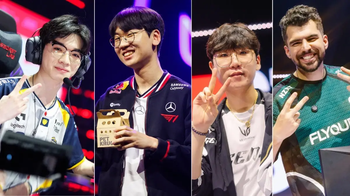 T1 and Gen.G advance in upper bracket while BLG and FlyQuest fight on in lower bracket at 2025 ...