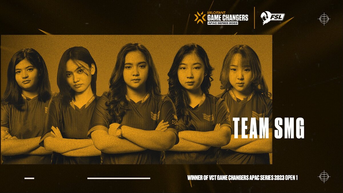 Team SMG went undefeated in their run to win the VCT 2023: Game Changers APAC Open 1 | GosuGamers