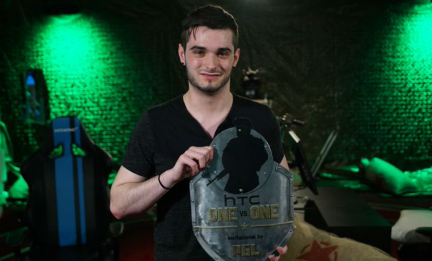 Shox crowned as the 1v1 champion at the PGL/HTC Invitational | GosuGamers