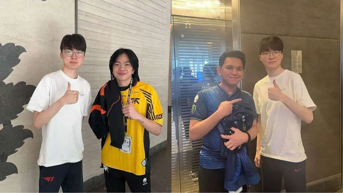 In a hype turn of events, Faker and Mobile Legends' best take photo ...
