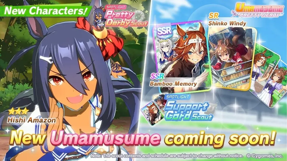 New trainee Hishi Amazon, plus new support cards to debut in Umamusume ...