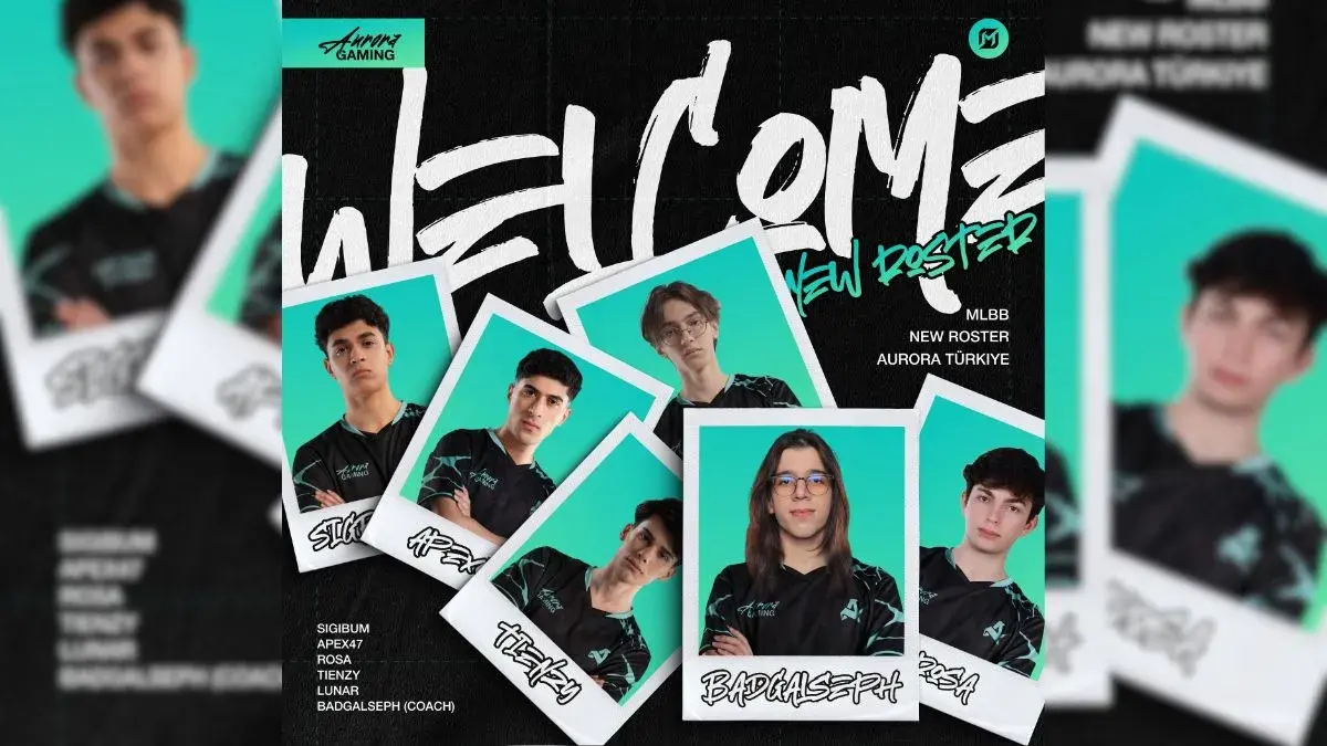 Aurora Gaming reveal new Aurora Türkiye MLBB roster led by Rosa ...