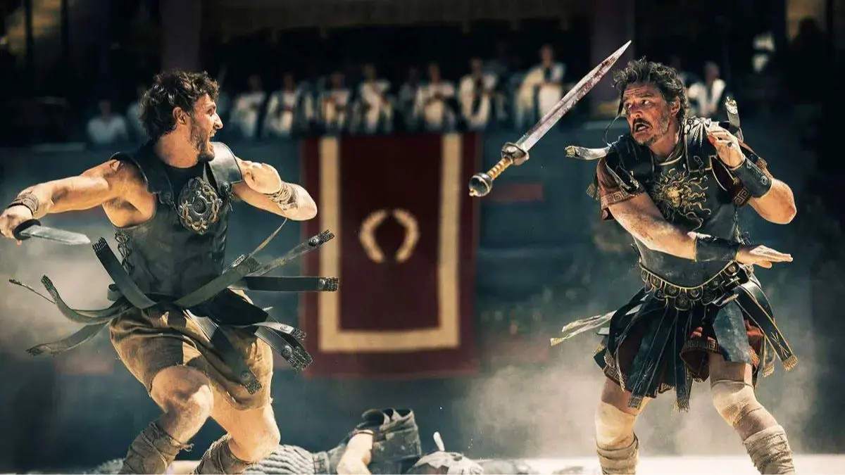First Gladiator 2 trailer puts sharks and rhinos in the Colosseum ...